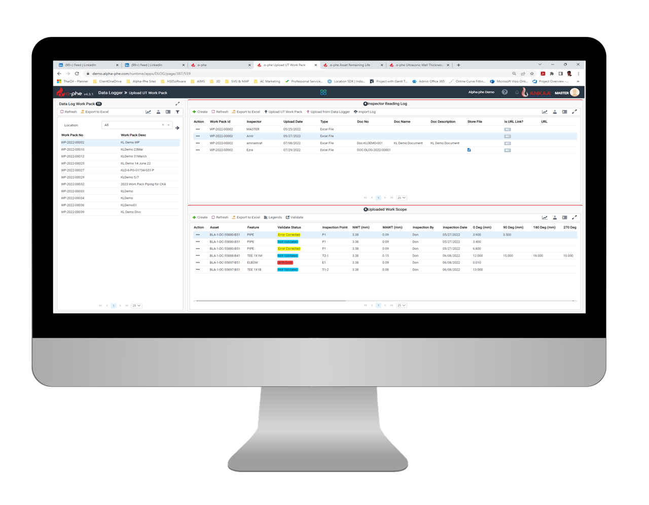 α-phe AIMS – Wall Thickness Measurements - Ankaa Consulting
