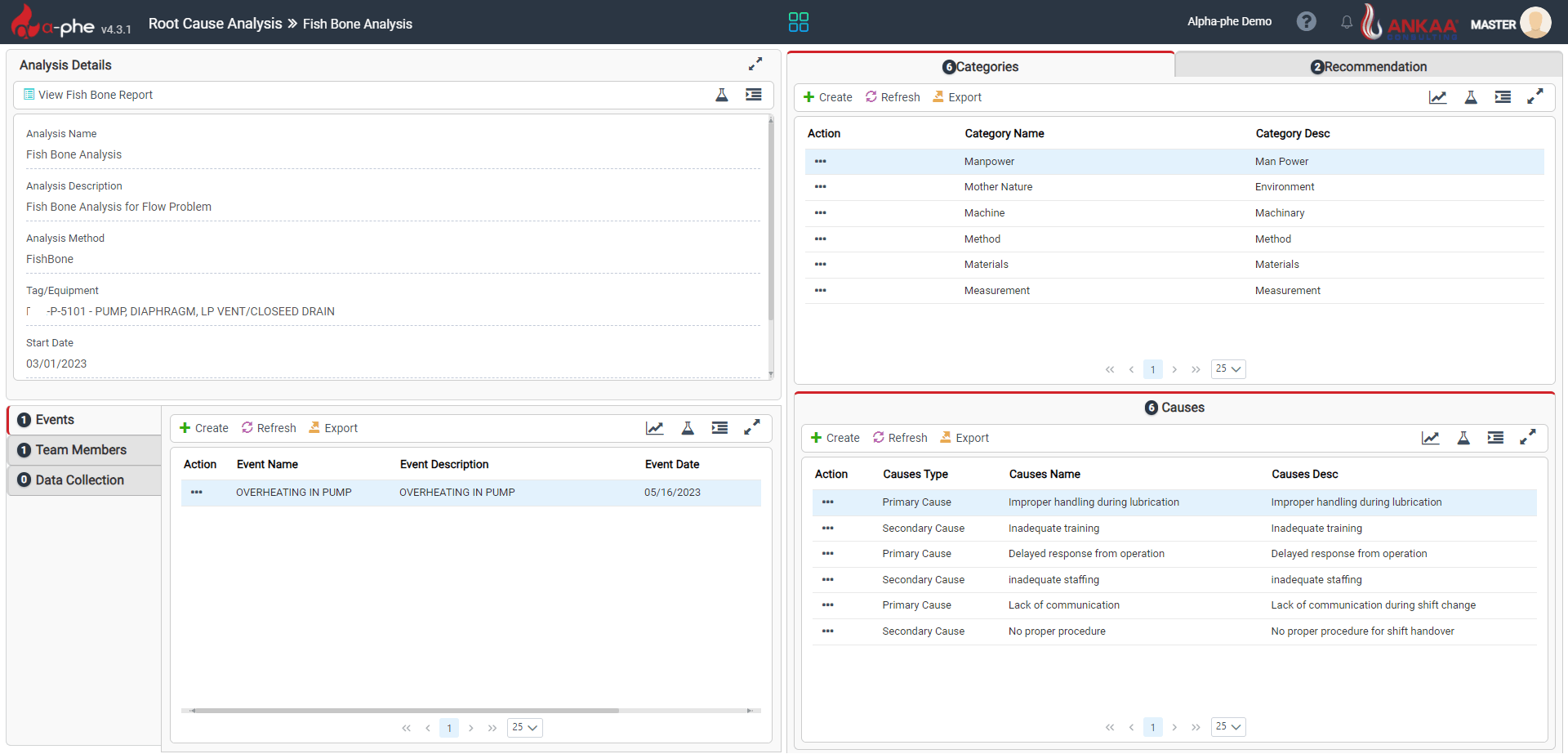 α-phe RCA (Root Cause Analysis) - Ankaa Consulting