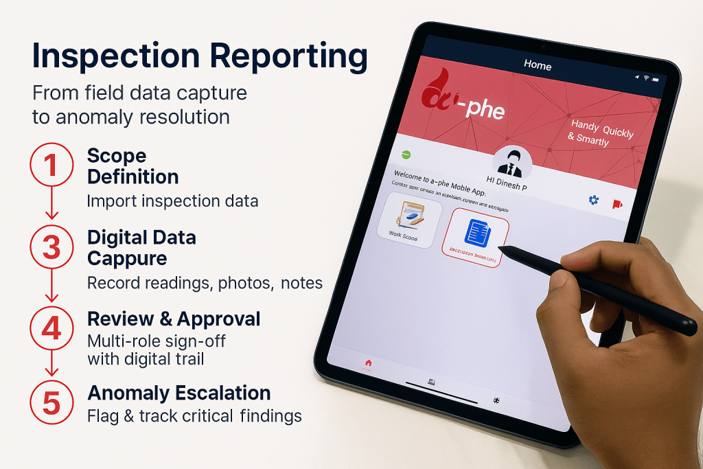 α-phe AIMS – Inspection Reporting Module - Ankaa Consulting